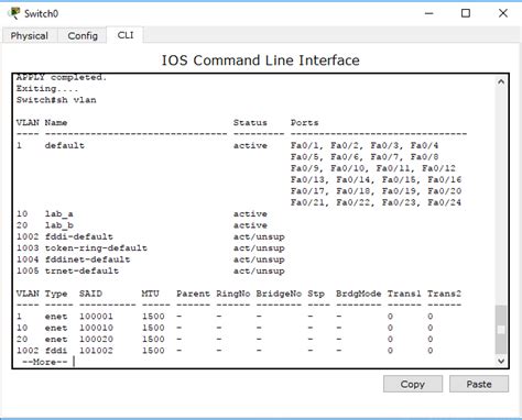 Simulasi Konfigurrasi Jaringan VLAN