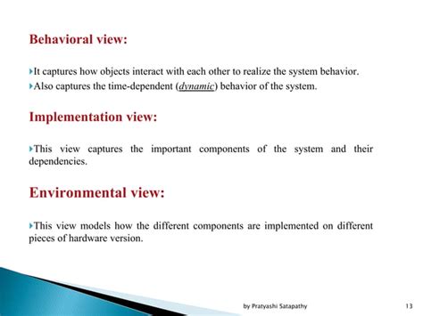 Unified Modelling Languageuml Diagrams Ppt