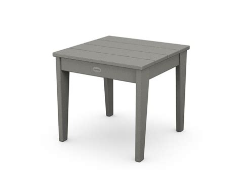Newport 18 Side Table In Slate Grey
