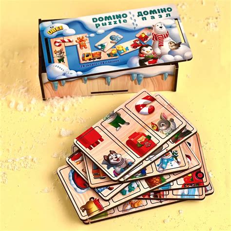 Дитяча настільна гра Доміно пазл Оптом від Віробника — Купити Гуртом в Україні —