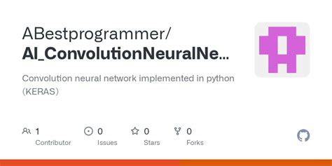 Github Abestprogrammeraiconvolutionneuralnetwork Convolution Neural Network Implemented In