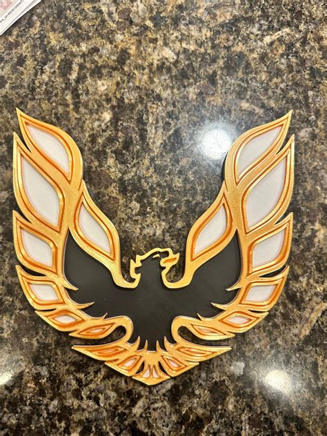 Pontiac Firebird Trans Am 3d Printed Logosmagnets Larger Formats Both