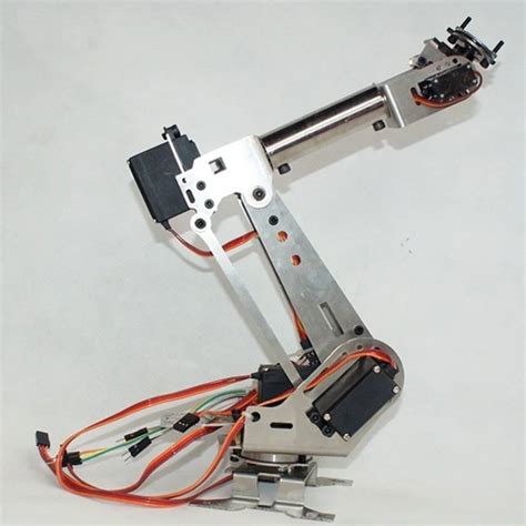 New Arrival DIY DOF Aluminum Robot Arm Axis Rotating Mechanical Robot Arm Kit Robotic Arm Kit