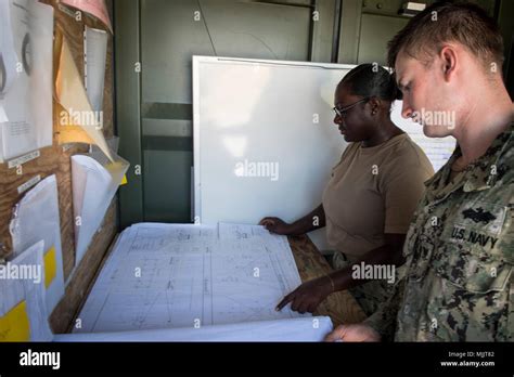 Us Navy Builder 3rd Class Kiara Harris And Builder 3rd Class