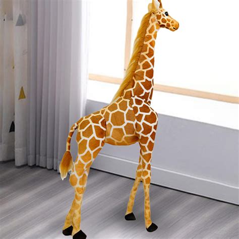 Juguete De Peluche De Jirafa Colco Grande 120cm Decoraciones De
