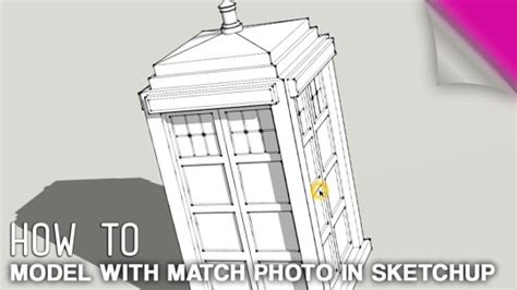 sketchup inutec — how to model with match photo in sketchup