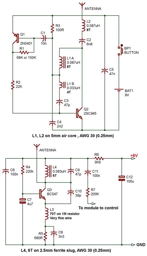 27 Mhz Transmitter Receiver 01 Electronics Circuit Electronic