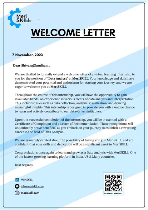 Shivarajgandham On Linkedin Dataanalyst Internship Meriskills Thankyou