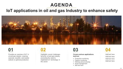IoT Applications In Oil And Gas Industry To Enhance Safety Powerpoint Presentation Slides IoT CD