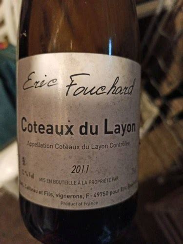 Eric Fouchard Côteaux Du Layon Vivino Us