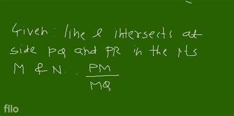 126Theorem 6 2 If A Line Divides Any Two Sides Of A Triangle In The Sa
