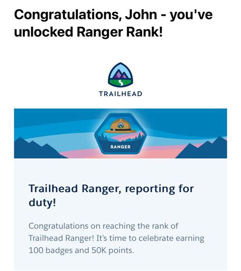 Salesforce Trailhead Trailheadranger Hireme John Wood