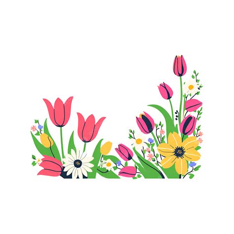 A Modern And Minimalist Floral Border Design Using Simple Line Art Subtle Colors Perfect For