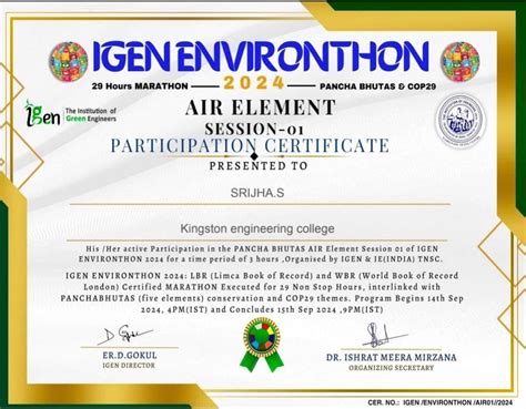 srijha srirenganathan on linkedin igenenvironthon2024 kutumbapp greenengineers
