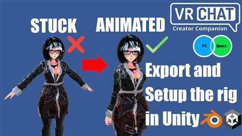 How To Export Vrchat Avatars From Blender To Unity And Set Up The Rig
