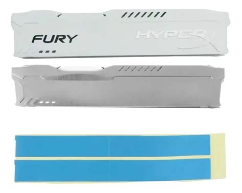 kit 02 dissipadores memoria ram ddr2 ddr3 ddr4 c logo fury mercadolivre