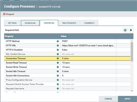 dynamic value fetching from database in apache nif cloudera