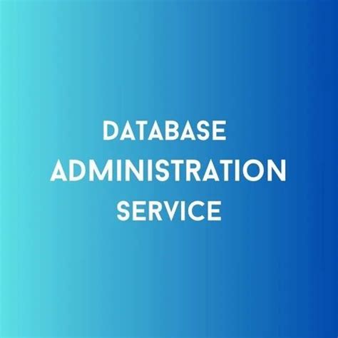 Database Administration Service At ₹ 3999 Month In Muradnagar Id 2856061626533