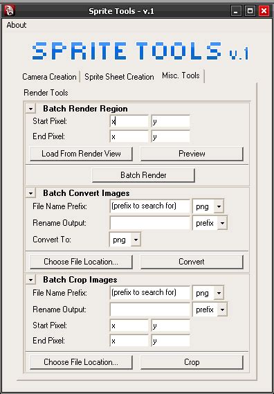 Sprite Tools For Maya Free Misc Utility External Scripts Plugins