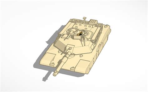 3d Design Abrams Tank Tinkercad