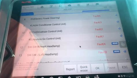 Mercedes Headlight Programming And Online Coding With Autel Elite Car