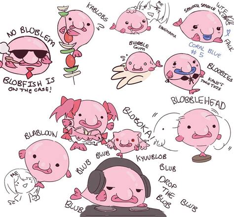 Fun Blobfish Puns By Kanekiru On Deviantart