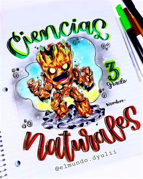 Portadas Creativas En 2024 Decoraciones Para Marcar Cuadernos Formas