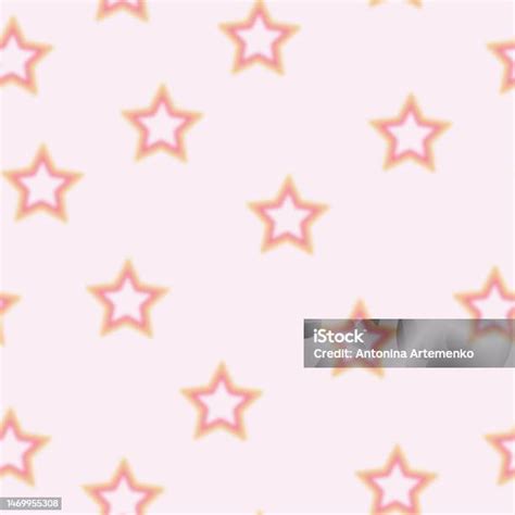 분홍색 배경에 Y2k 흐릿한 그라데이션 별이 있는 트렌디한 매끄러운 패턴 그루비 한 색 배경입니다 1960 1969 년에 대한 스톡 벡터 아트 및 기타 이미지 Istock