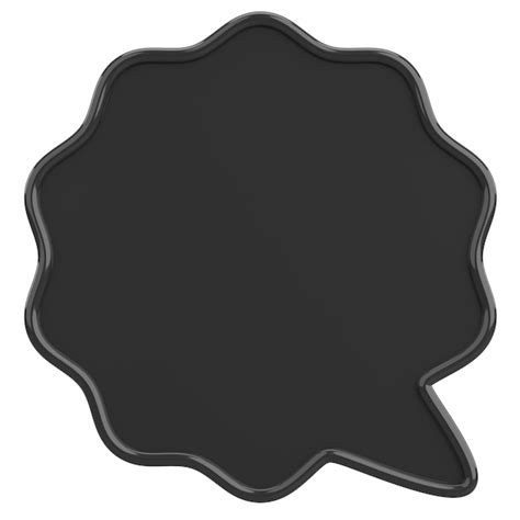 Premium Photo Speech Bubble Text Box 3d Illustration