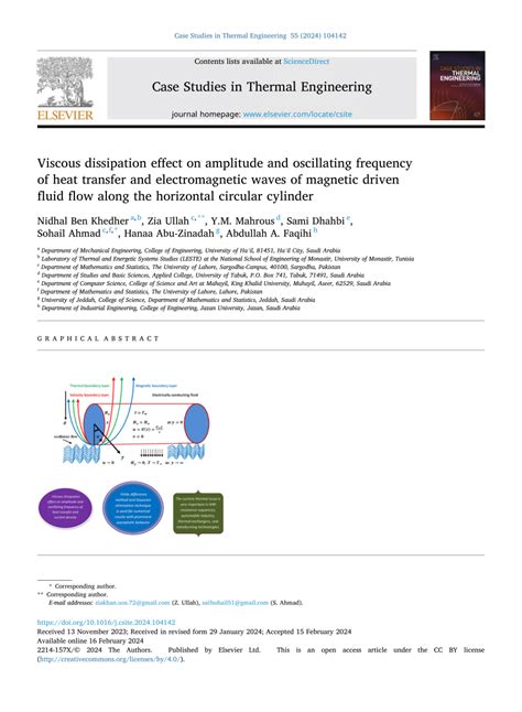 Pdf Viscous Dissipation Effect On Amplitude And Oscillating Frequency