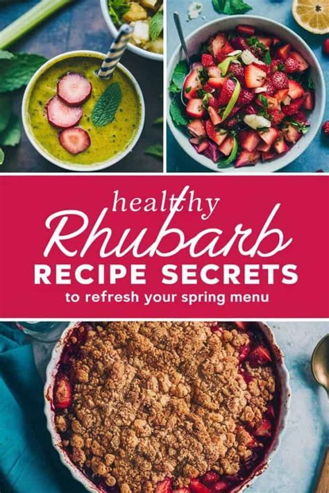 Healthy Rhubarb Recipe Secrets To Refresh Your Spring Menu