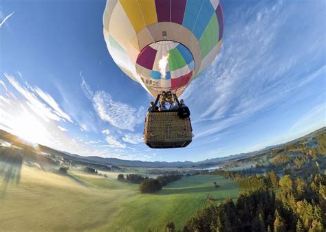 Abheben Im Heißluftballon Aeroballonsport Ballonfahrten