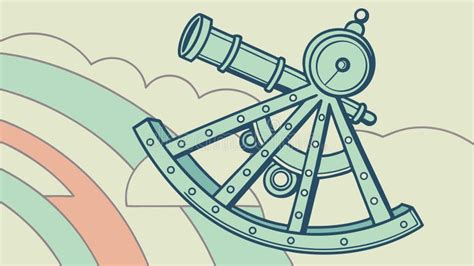 Ancient Quadrant Instrument Historic Navigation Tool Astronomy Vector
