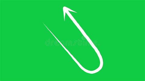 Set Of 20 Hand Drawn Scribble Arrows Pack In Green Screen Stock Footage