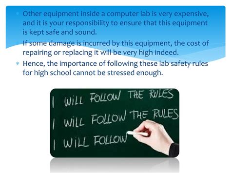 Computer Lab Safety Rules