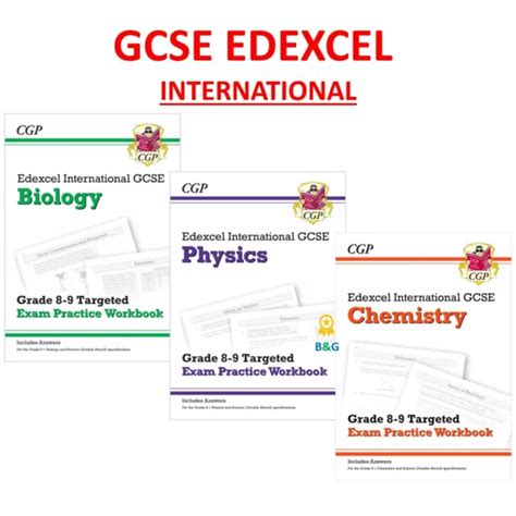 EDEXCEL INTERNATIONAL GCSE Science Grade Targeted Exam Practice Workbook KS