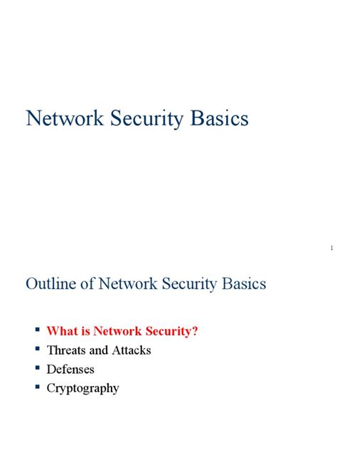 network security basics pdf cryptography firewall computing