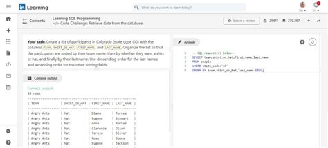 snowfia p on linkedin sqlprogramming linkedinlearning certificationachieved