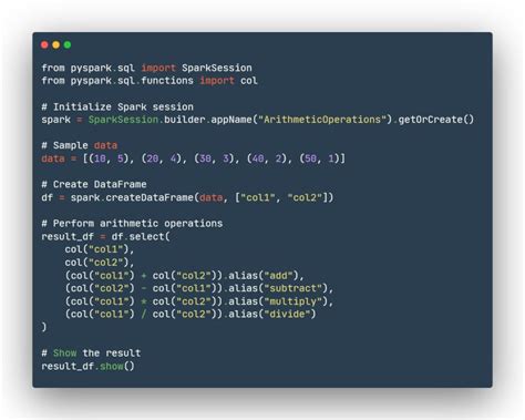 How To Perform Arithmetic Operations On Dataframe Columns In Pyspark