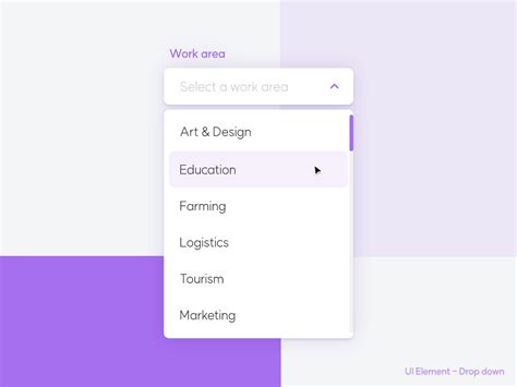Daily Ui Challenge 27 Dropdown By Rubyseoyeeun On Dribbble