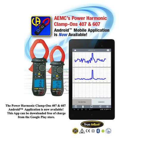 AEMC 607 True RMS Power Harmonics Ammeter With Datalogger 3000 AC DC Cat 2139 61