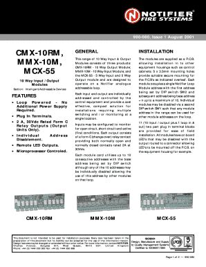 Fillable Online Notifier Way Input Output Notifier Fax Email Print PdfFiller