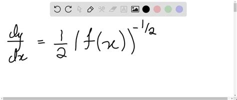 solved calculate the derivative of the following functions y √ f x