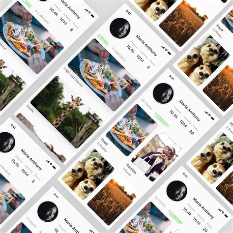 User Profile UI Design On Behance