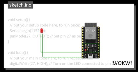 Led Wokwi ESP STM Arduino Simulator Led Wokwi ESP STM Arduino Simulator