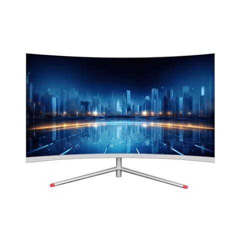 Shape V Base Support Curved Screen All In One PC Curved Touch Screen PC With WiFi And Business