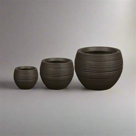Fiber Clay Pot Dw161237 Acacia Garden Center