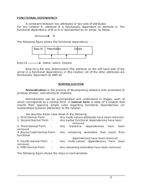 Normalization Pdf Data Data Management