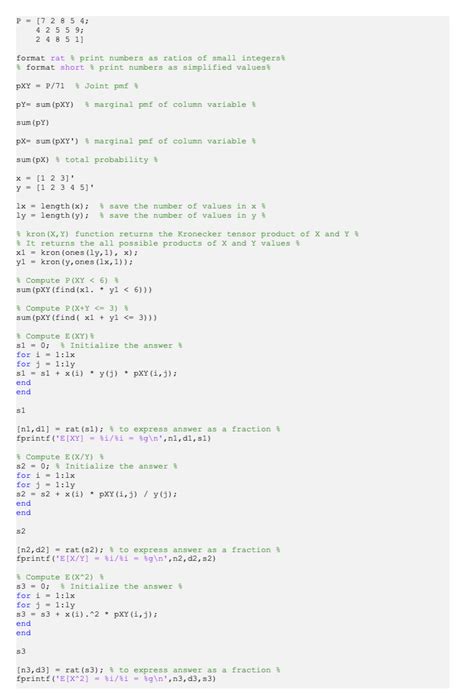 Solved Problem 8 Use Only Matlab To Answer This Question