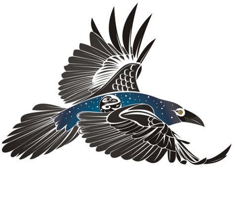 How To Draw First Nations Raven